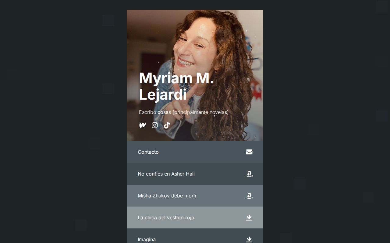 Carrd de Myriam M. Lejardi